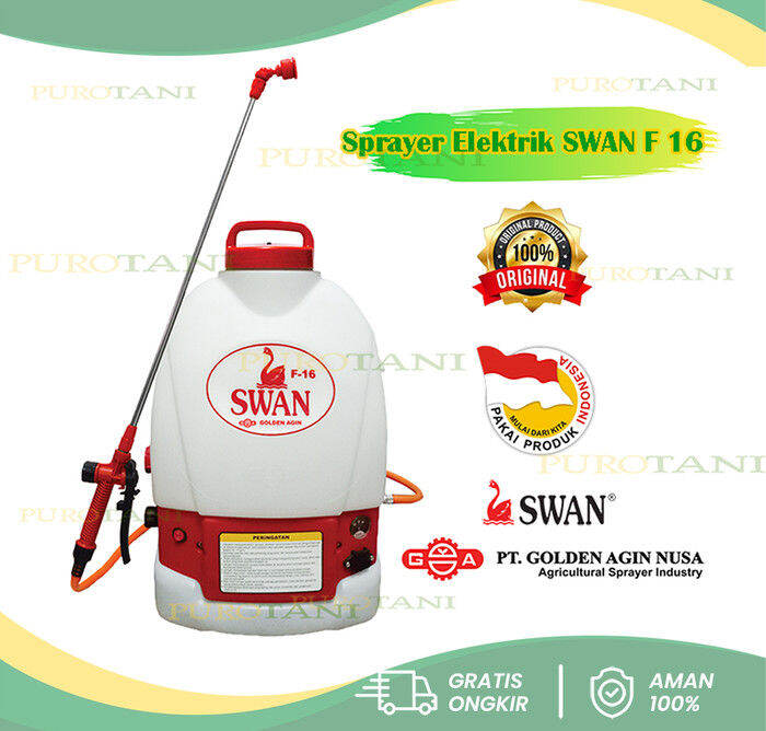 Tangki semprotan Hama Sprayer Swan F 16 Elektrik Battery | Lazada Indonesia