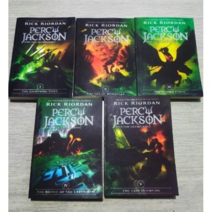 New original [5 paperbacks] Percy Jackson completes Rick Riordan's 5 ...