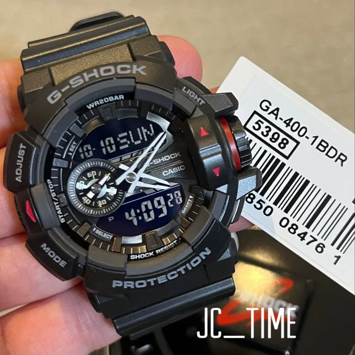 AUTHENTIC G SHOCK GA400 / GA 400 / GA-400-1BDR G SHOCK Dual-Time ...