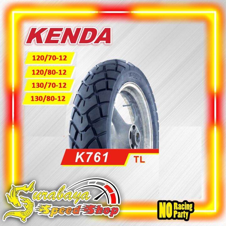 Ban Motor Kenda K761 Tubeless Ring 12 Ukuran 120/70 130/70 120/80 130/80 Original Kenda | Lazada ...
