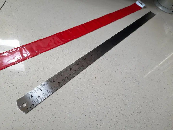 Penggaris Besi 60 cm Stainless Steel Ruler - Kenko | Lazada Indonesia