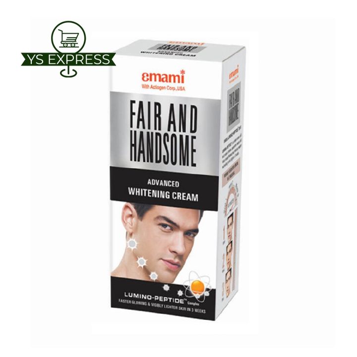 EMAMI Fair And Handsome Advanced Whitening Cream 50g | Lazada