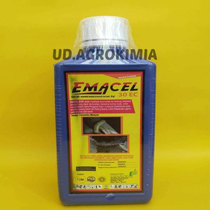 (100% ORIGINAL) INSEKTISIDA EMACEL 30EC 1 LITER MENGENDALIKAN ULAT ...