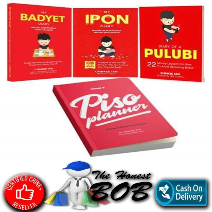 Set of 4 Books - FREE MONEY ORGANIZER | PISO PLANNER 2022-2023-2024 plus IPONARYO SERIES by Mr ...