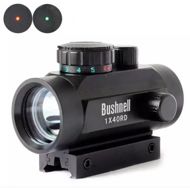OSPREY-กล้องติดปืน เรดด๊อท Bushnell 1x40RD กระจกอินฟราเรดปรับยุทธวิธีไฟ ...