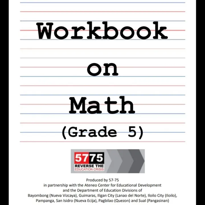 Math Workbook for Grade 5 | Lazada PH