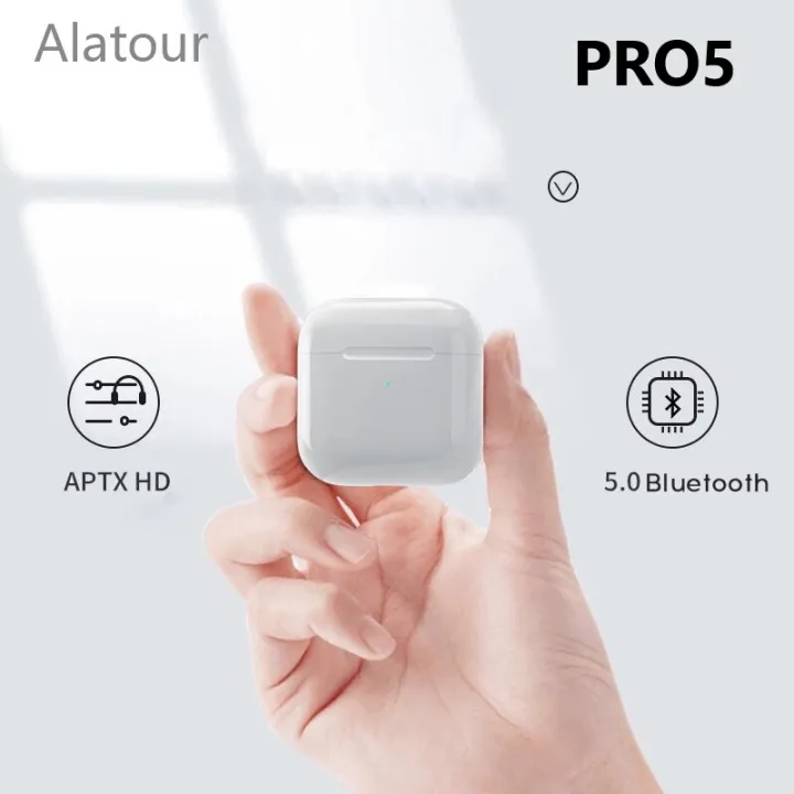 หูฟังบลูทูธไร้สาย Pro5 mini ใหม่ล่าสุด iOS เสียงระดับ HD Bluetooth 5.0 รองรับระบบ iOS / Android ...