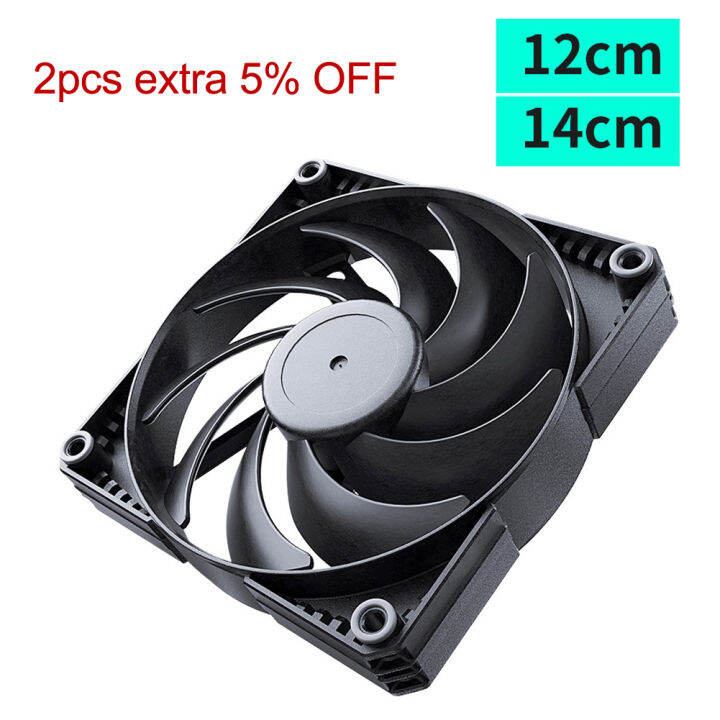 PHANTEKS 120mm 140mm PC Case Fan 4-Pin PWM Cooling Fan Silent with ...