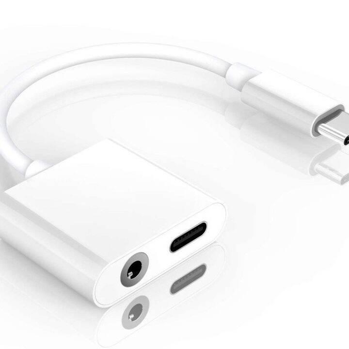 2in1 Type C Splitter Headphone Earphones Splitter 3 5mm Universal Jack