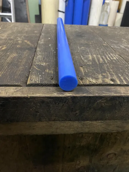 NYLATRON® 25mm x 500mm L MC 901 Nylon Blue Rod Engineering Plastic Rod ...