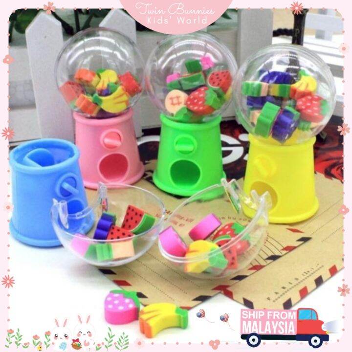 Mini Eraser Vending Machine Goodies Bag Kids Present Mini Toys Gift ...