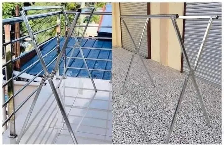 You&Me Foldable Sampayan Drying Rack Folding, Indoor Outdoor Portable ...