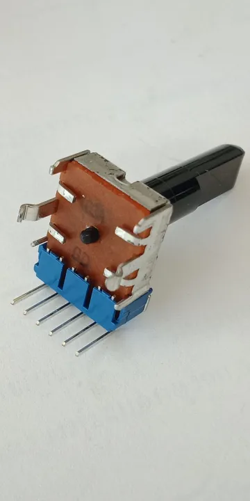 A20K 6ขา A203 20KAวอลลุ่มมิกเซอร์ยี่ห้อALPS ญี่ปุ่น(แพ็ค5ตัว)แกนยาว23 ...