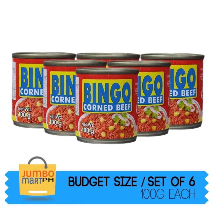 BINGO CORNED BEEF 100G / SET OF 6 | Lazada PH