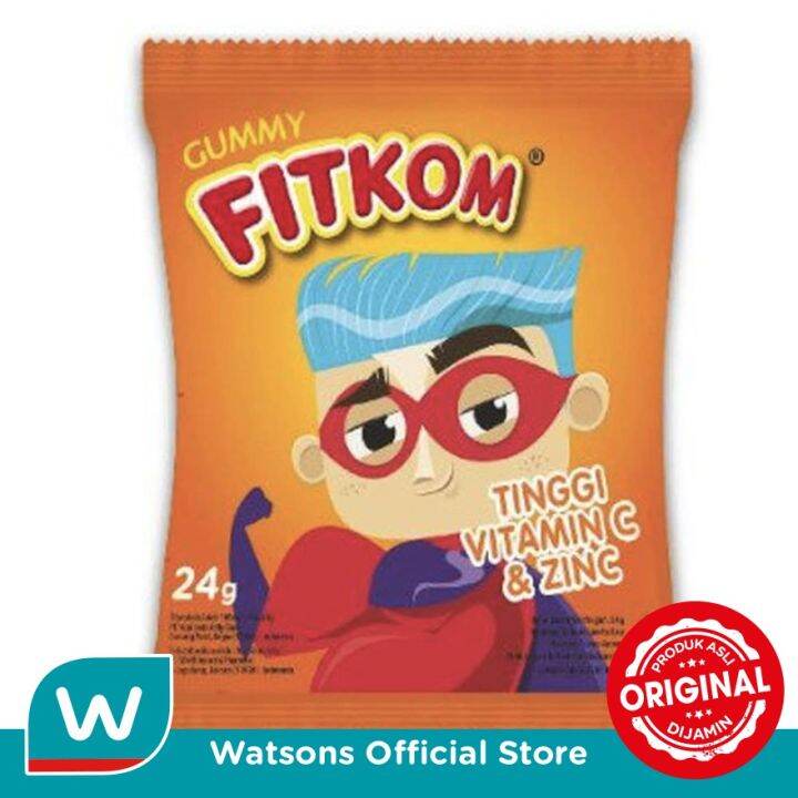 FITKOM Gummy Suplement Orange 24g | Lazada Indonesia