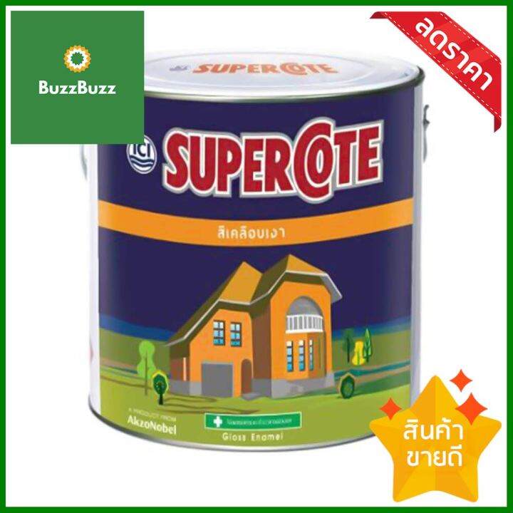 สีน้ำมัน DULUX SUPERCOTE CS1 เงา 3 ลิตรENAMEL PAINT DULUX SUPERCOTE CS1 ...