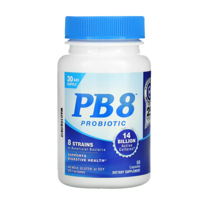 Nutrition Now, PB 8, Probiotic, 14 Billion, 60 Capsules | Lazada.co.th