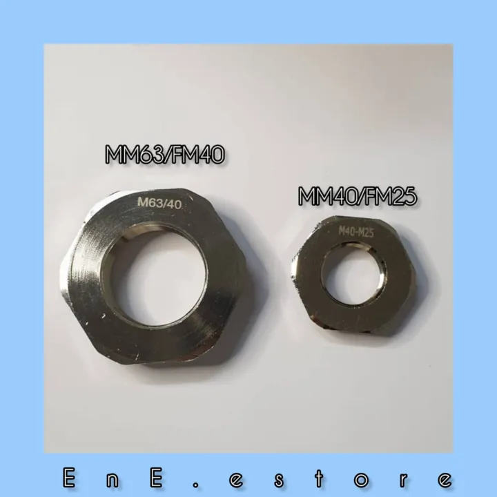 BRASS NICKEL PLATED REDUCER M25 / M32 / M40 / M50 / M63 | Lazada