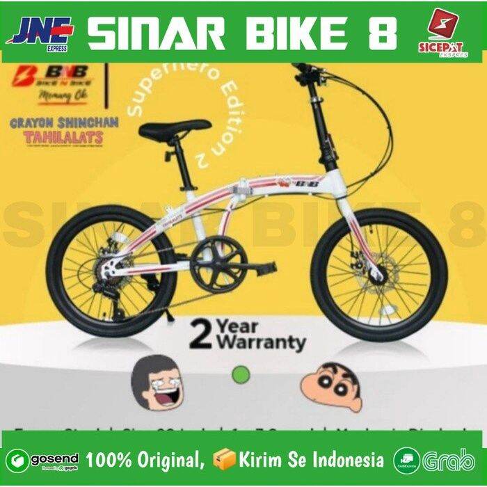 Sepeda Lipat BNB Superhero Edition 2 - Shinchan x Tahilalats Ukuran 20 ...