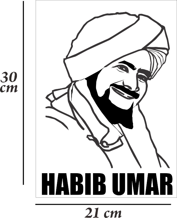 cutting sticker termurah tulisan islami FOTO KARIKATUR HABIB UMAR KEREN ...