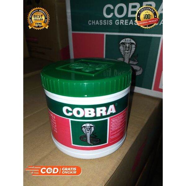 COBRA CHASSIS GREASE HIJAU NO 3 / MINYAK GEMUK / GEMUK PELUMAS/ STEMPET ...