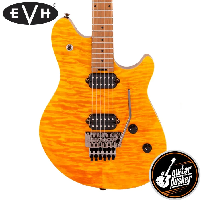EVH Wolfgang WG Standard Quilt Maple Top, Baked Maple Fretboard ...