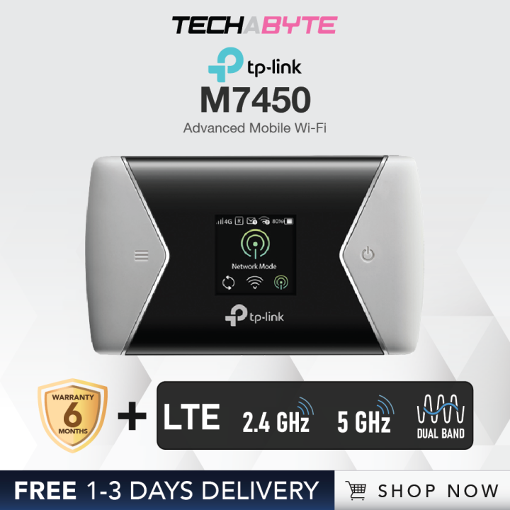 TP-Link M7450 | 300Mbps LTE-Advanced Mobile Wi-Fi | Lazada Singapore