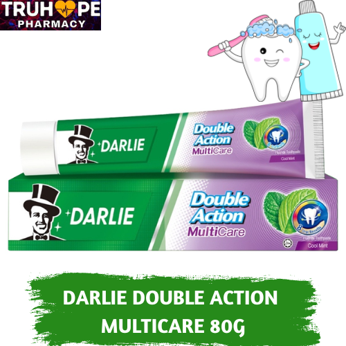 DARLIE DOUBLE ACTION MULTICARE 80G TOOTHPASTE | Lazada