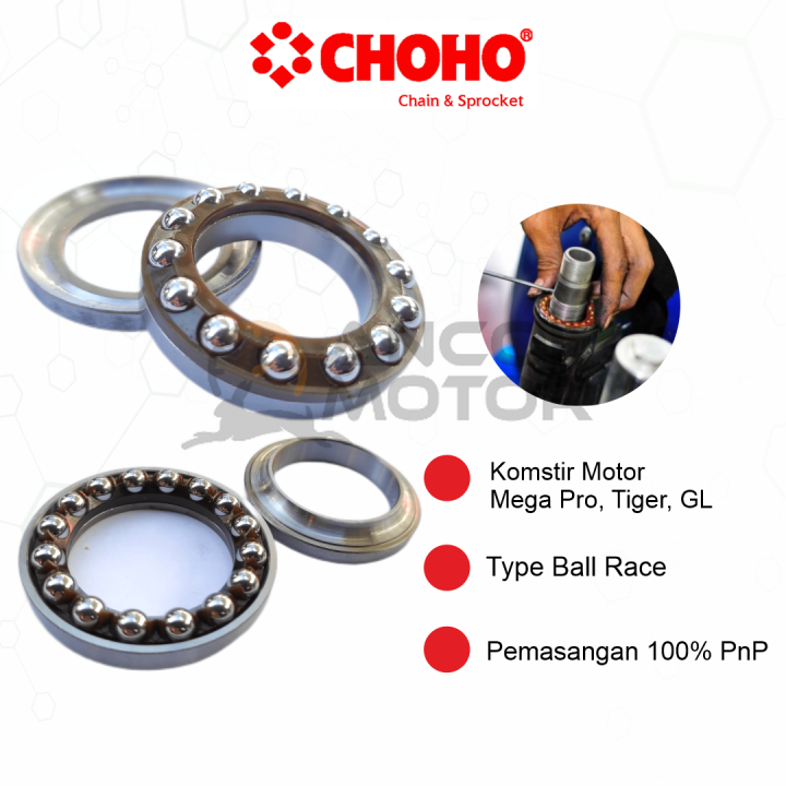 Choho Komstir Mega Pro New Verza CB150R Bearing Laher Ball Motor Honda | Lazada Indonesia