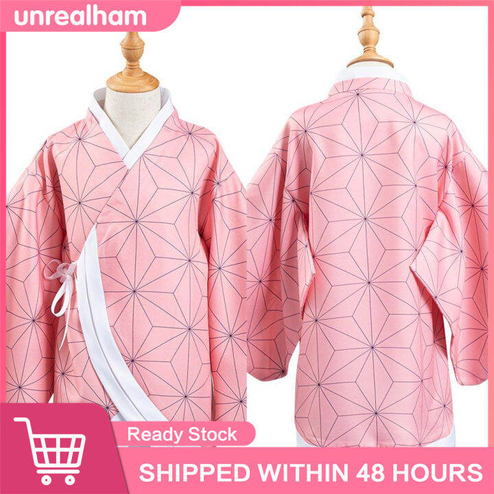 unrealham Demon Slayer: Kimetsu no Yaiba Kamado Nezuko Cosplay Costume ...