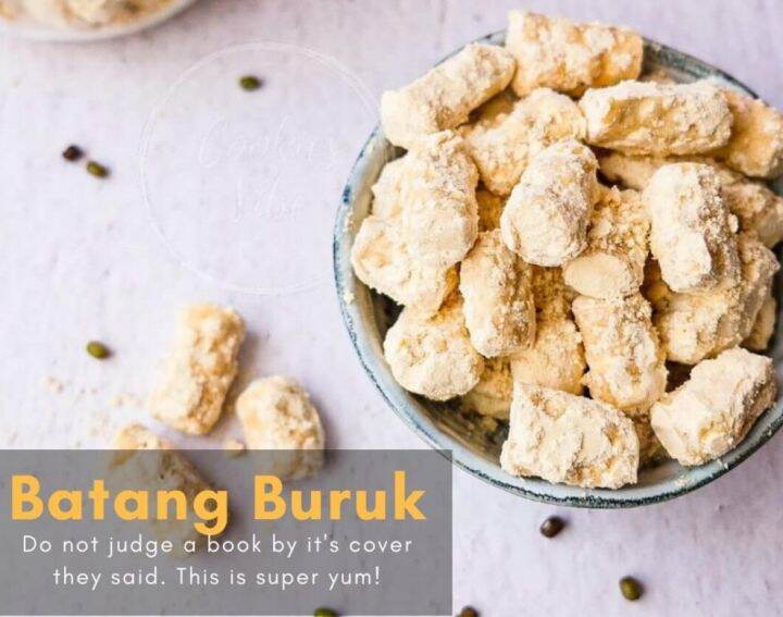 Kuih Biskut Batang Buruk 400g Murah Sedap Rangup Viral Kulit Popia Kacang Hijau Lazada