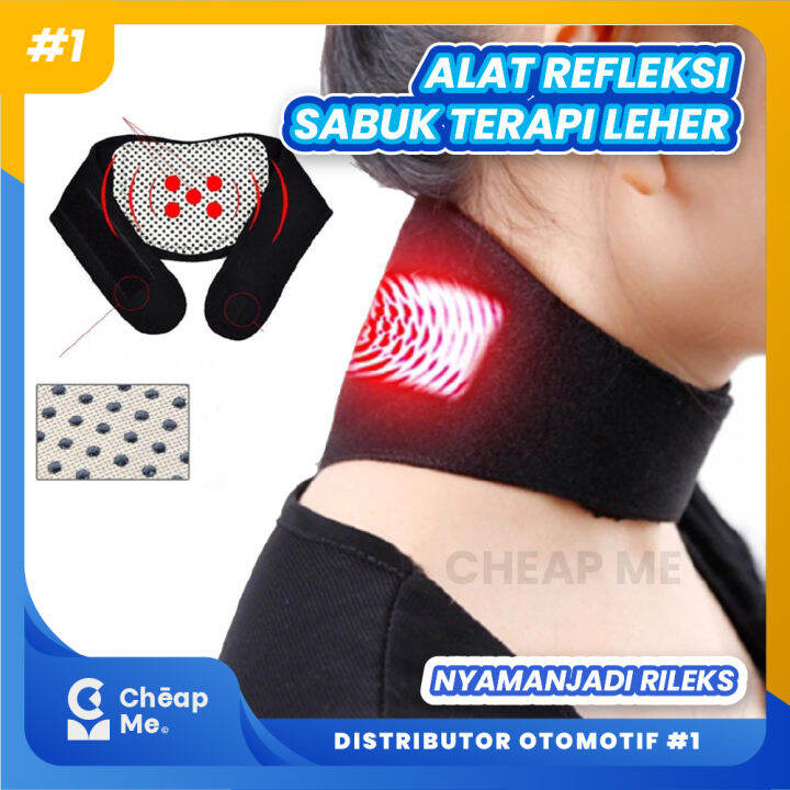 Refleksi Leher Sabuk Terapi Leher Batu Tourmaline Sehat Segar Anti ...
