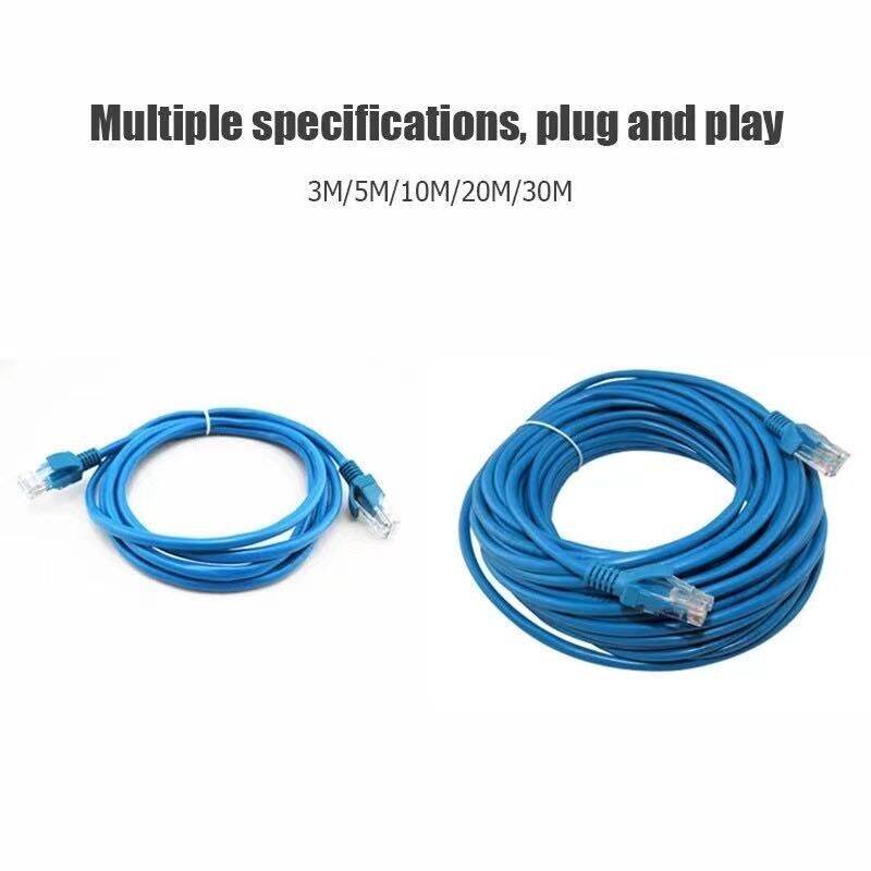🔥🔥พร้อมส่ง LAN สายแลน CAT6 สายเคเบิลเครือข่ายเนทเวิร์ค Router/network 3m/5m/10m/20m/30m CAT6 หัว ...
