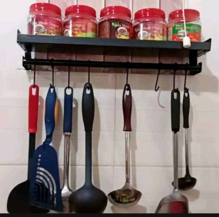 Rak Dinding Dapur Rak Penyimpanan Bumbu Dapur Rempah Multifungsi Rak ...