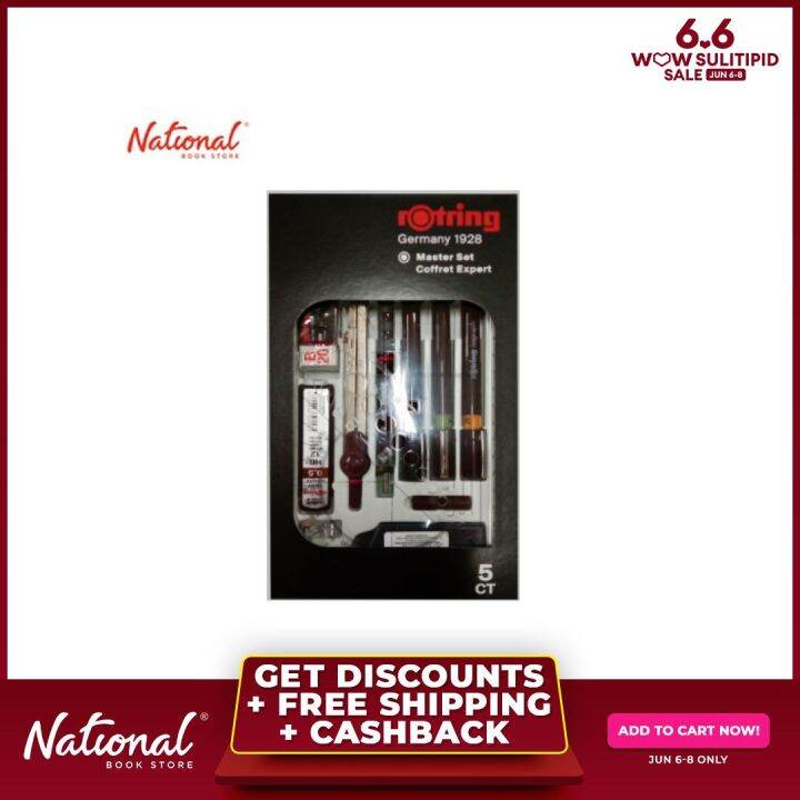 Rotring Technical Pen R 151 413-5Ca Isograph College Set With Compass ...