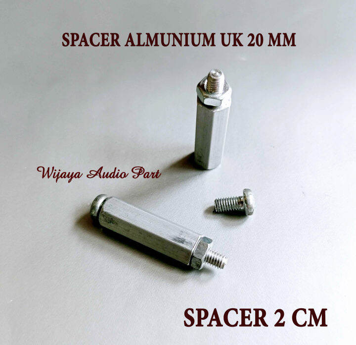 QTY 1 BUAH SPACER PCB BAUT PCB UK 2 CM COLUMN ALUMUNIUM - UKURAN 2CM ...