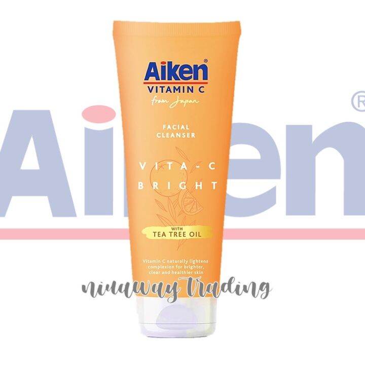 AIKEN VITA-C BRIGHT FACIAL CLEANSER 50G/100G | Lazada