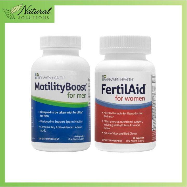 Natural Solutions Fairhaven Health Motility Boost Men Support Sperm