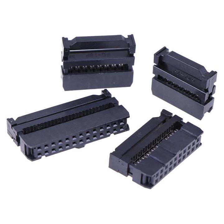 20pcs Female 2.54mm Pitch FC IDC Connector Socket ISP JTAG Header For Flat Ribbon Cable Sample ...