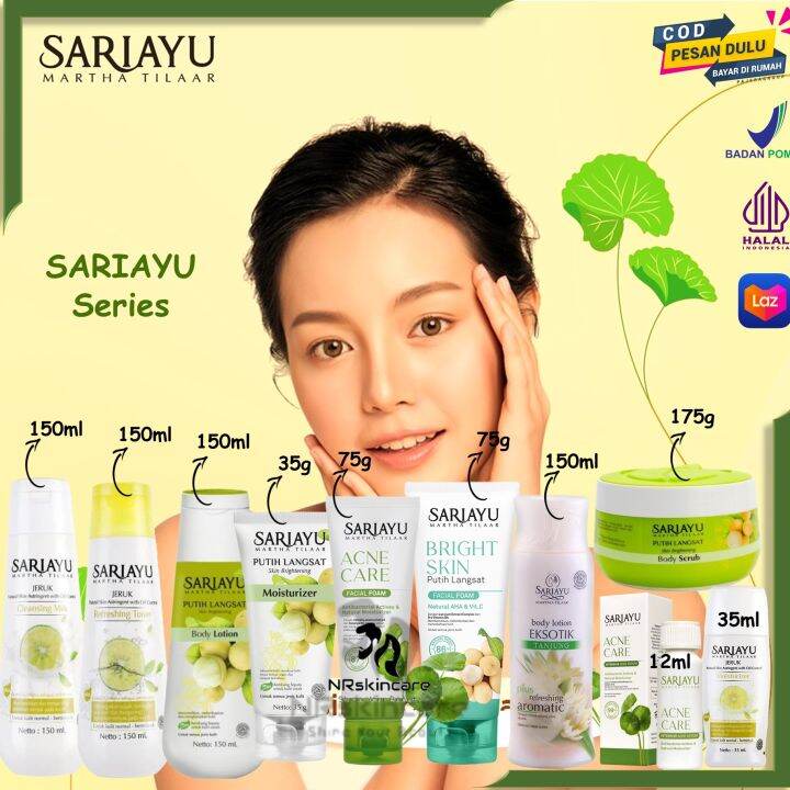 SARIAYU SERIES | Skincare/BodyCare | All Varian terlengkap | Facial ...
