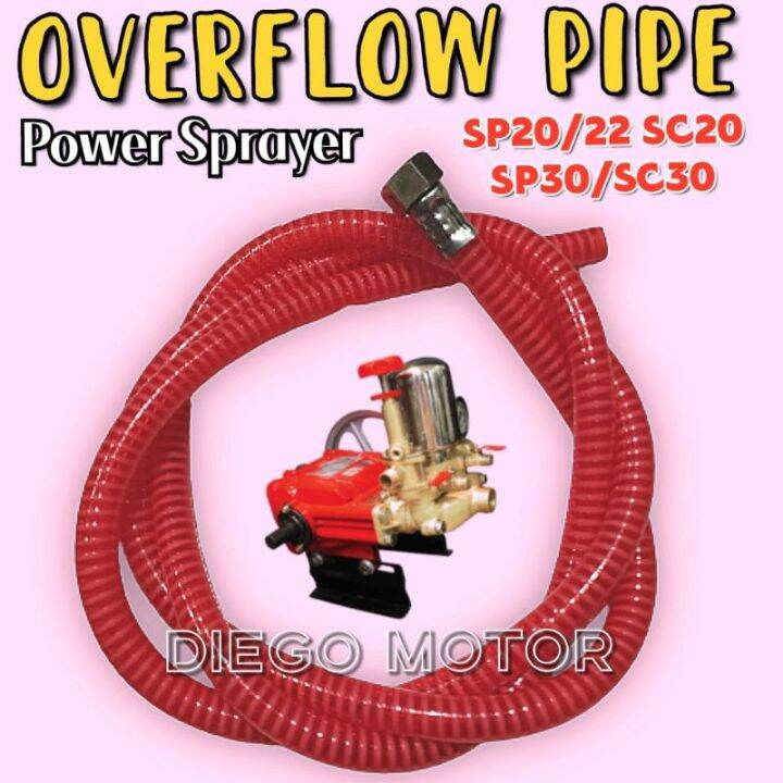 SP20 SP30 SC22 SC30 Overflow pipe Selang Balik Sisa Pompa Power Sprayer ...
