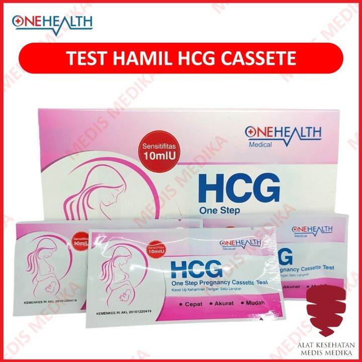 Test Hamil OneHealth One Step Pregnancy Cassete Tes Strip Hamil Alat ...
