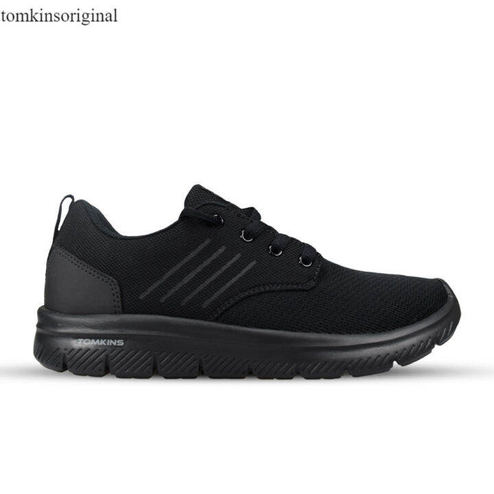 TOMKINS Parabellum Charlie - All Black Sepatu Olahraga Kasual - Sepatu ...