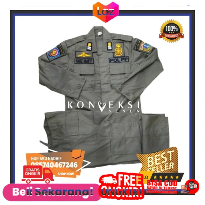 Terlaris PX699 joss seragam pol pp baju pdl pol pp seragam pol pp pdl ...