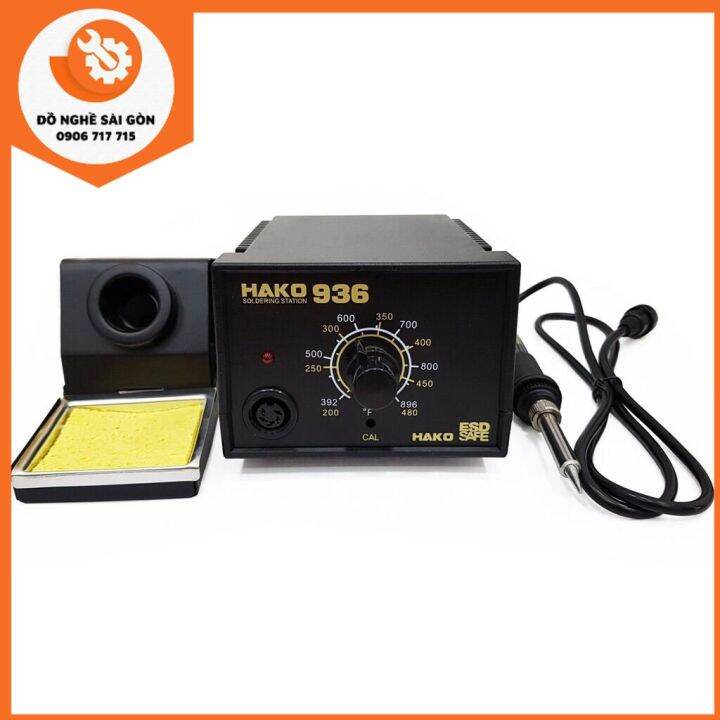 Trạm hàn Hakko 936 công nghệ nhật bản điều chỉnh nhiệt độ _Tay hàn Hakko 907 | Lazada.vn