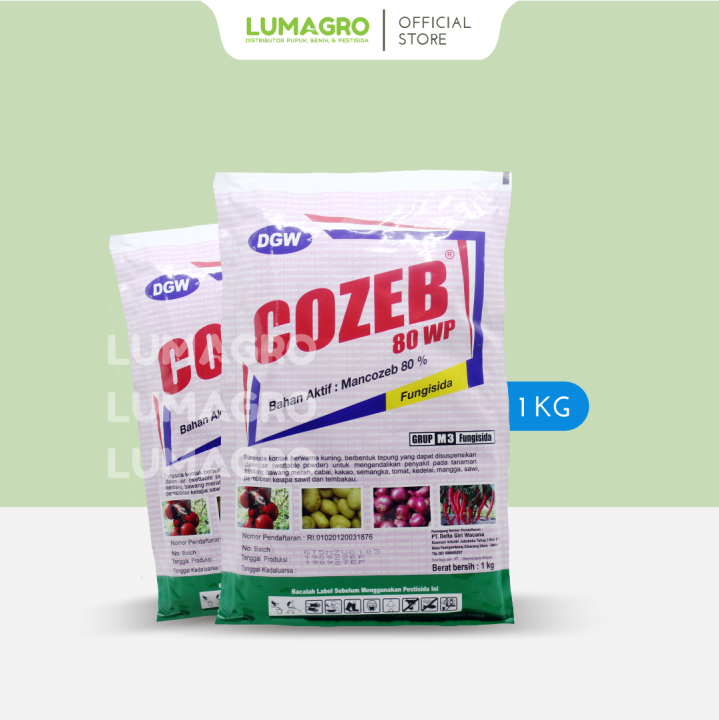 Fungisida Cozeb 80WP 1kg Mankozeb Pengendali Jamur Antraknosa Dan Karat ...