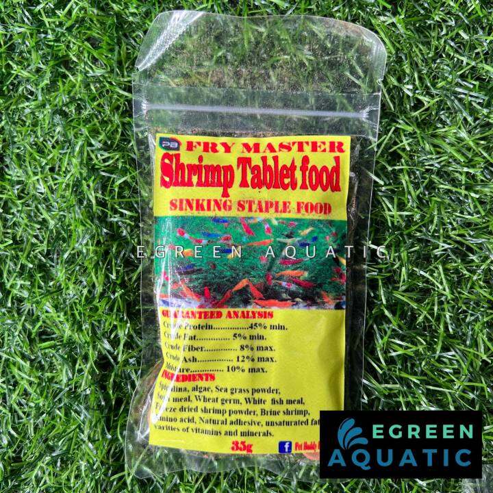 Shrimp Tablet Food 35g | Sinking Staple Food Fry Master | Lazada PH