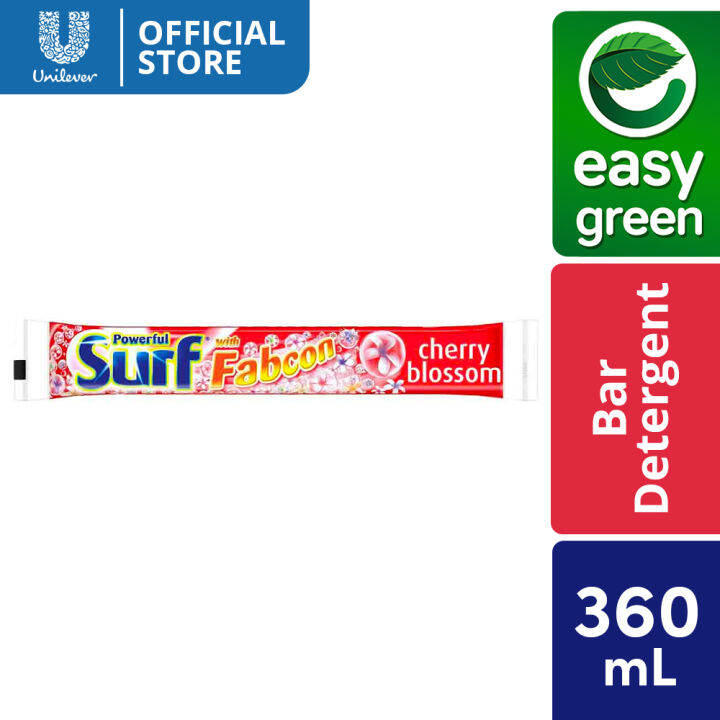 Surf Bar Detergent Cherry Blossom 360g Long Bar | Lazada PH