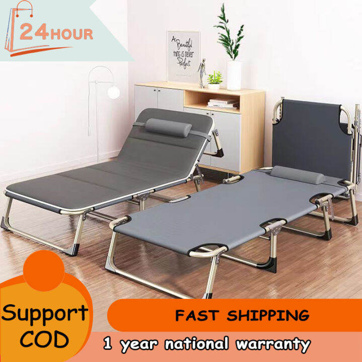 Outdoor portable folding bed marching bed nap siesta bed office simple ...