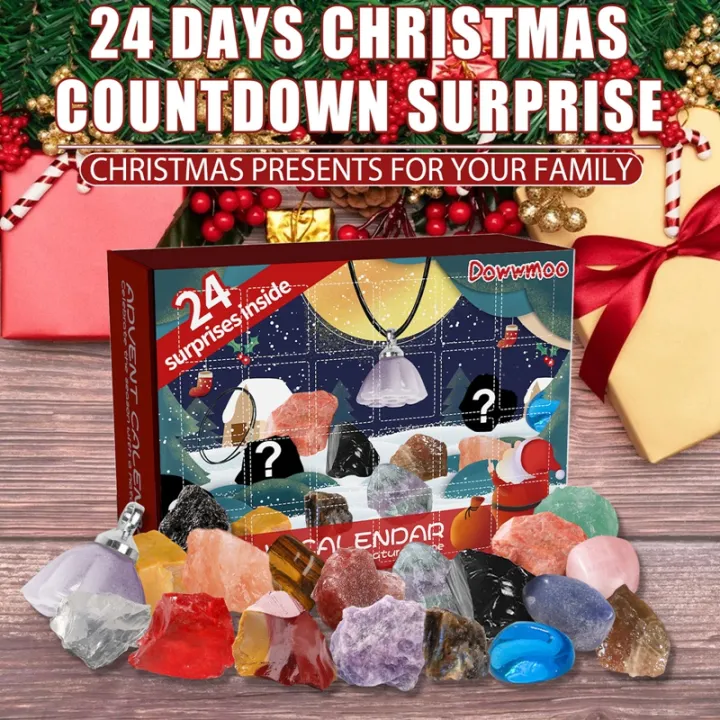 Christmas Advent Calendar 2022 Crystals For Kids With 24 Days Christmas ...